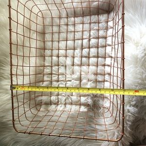 Homegoods | Accents | Copperrose Colored Wire Basket | Poshmark